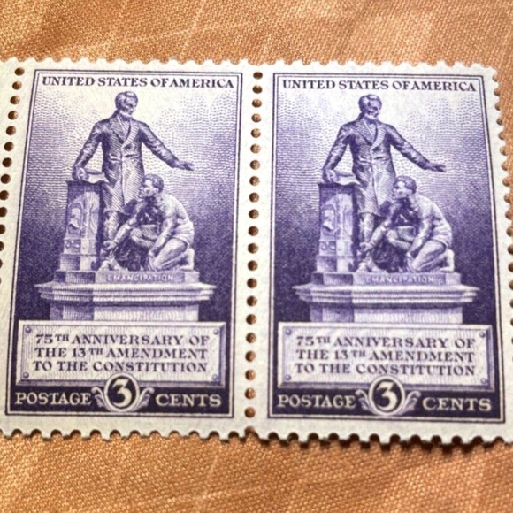 USPS | Office | Mnh 94 3c Emancipation Memorial Abraham Lincoln 13th ...